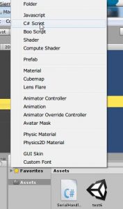 UnityでC#によりCOMポートからのデータ入力 | TomoSoft