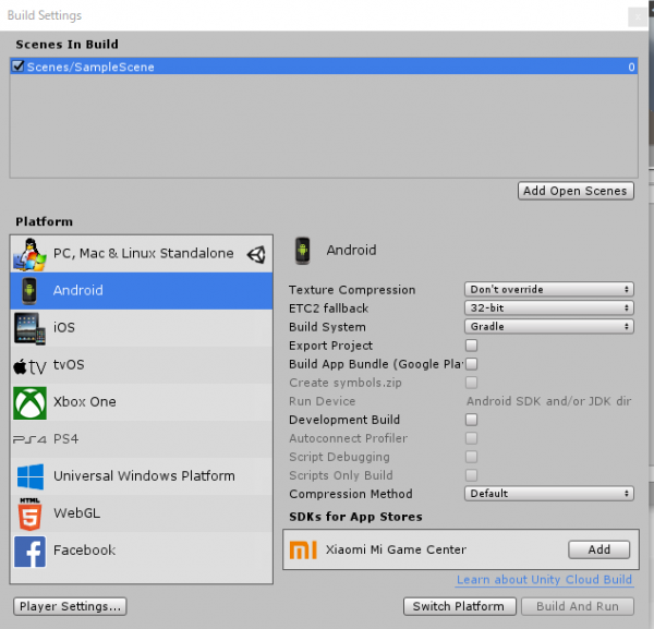 Unityで作成したゲームをAndroid携帯で実行 | TomoSoft