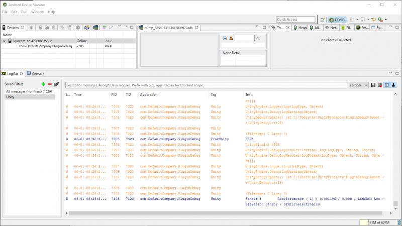 UnityでのAndroidネイティブプラグインのデバッグ | TomoSoft