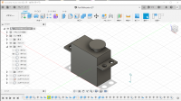 Fusion 360のジョイント機能を使ってサーボモータにより3Dモデルを回す | TomoSoft