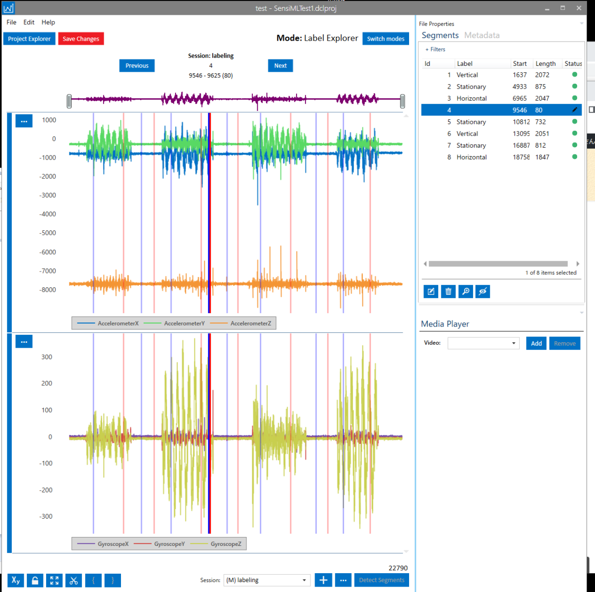 SensiML Data Capture LabによるPSoC 62S2 Wi-Fi BTパイオニアキットから学習データのラベリング | TomoSoft