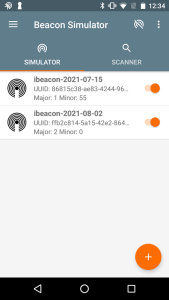 パソコンによるBeacon Scan | TomoSoft