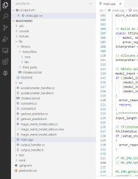 M5Stack Core2でTensorFlow LiteのMagic Wandのコード生成 | TomoSoft