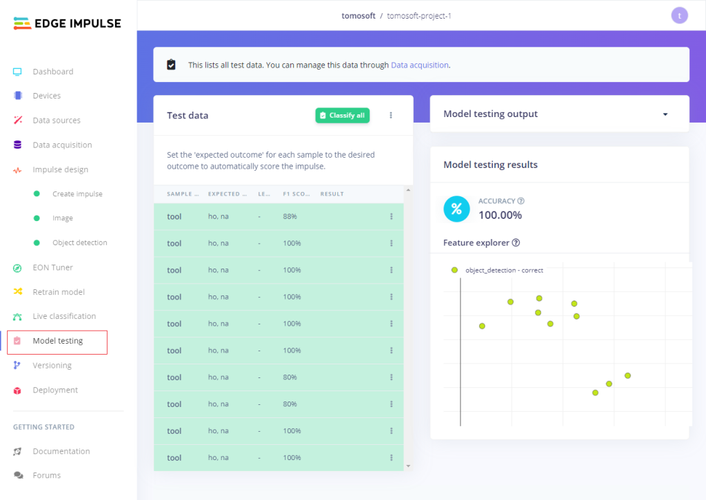 Edge ImpulseでSpresense用の物体検出モデル作成（その2） | TomoSoft