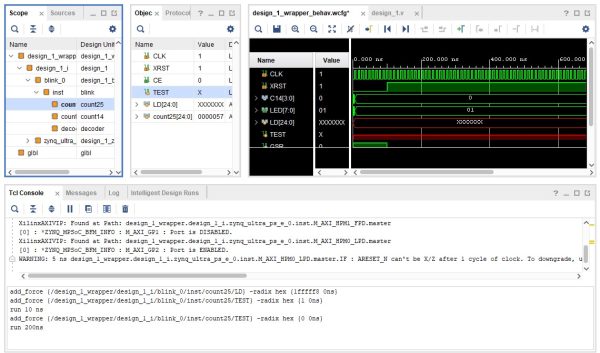Vivado MLによるプログラムシミュレーション-シミュレーションの実行 | TomoSoft