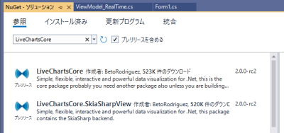 C#(.NET Framework)でLiveCharts2 | TomoSoft